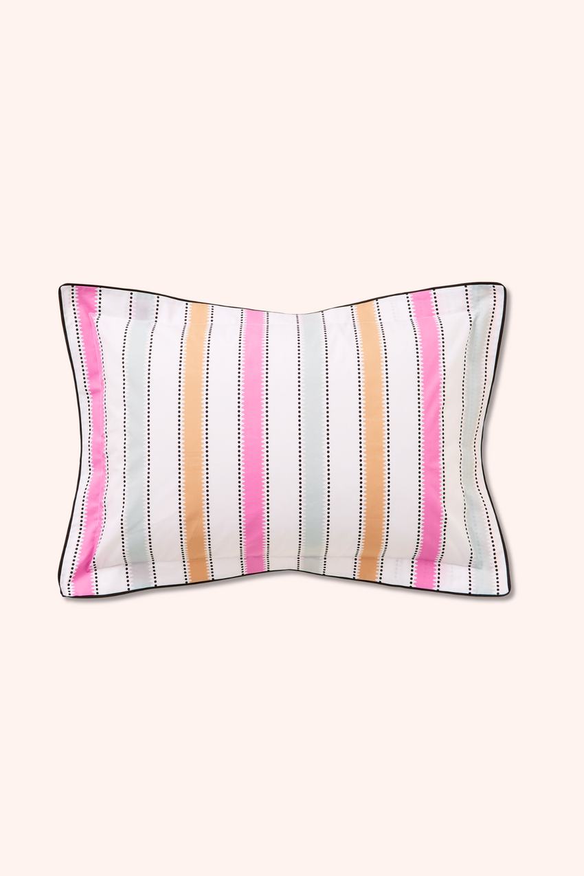 Yvonne Ellen Wobble Stripe Oxford Pillowcase Pair