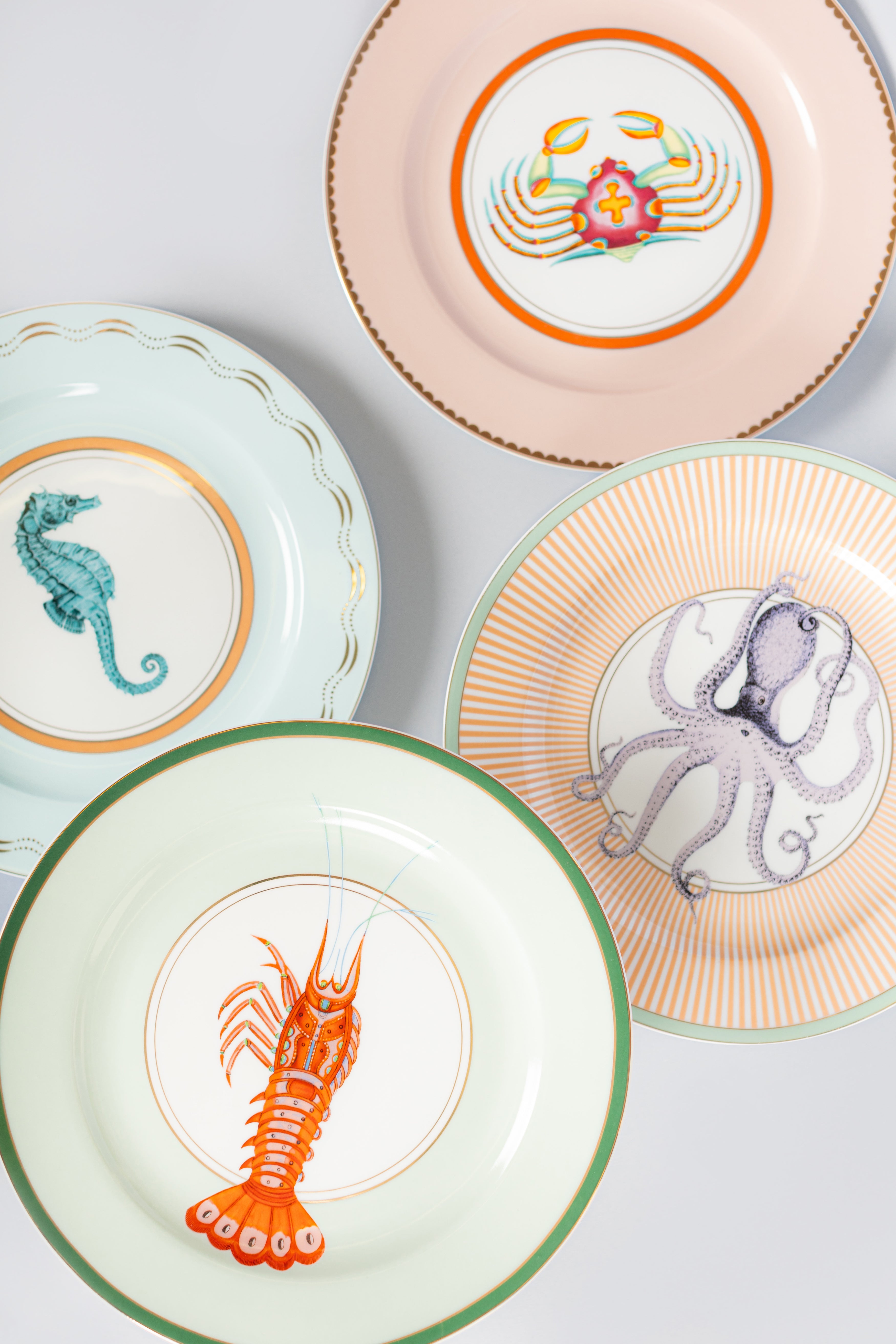 Yvonne Ellen Under The Sea Dinner Plates 26.5cm (Set of 4)