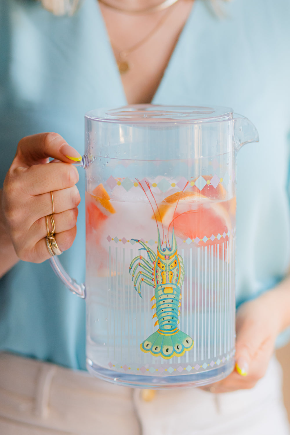 Yvonne Ellen Crab Picnic Pitcher Jug