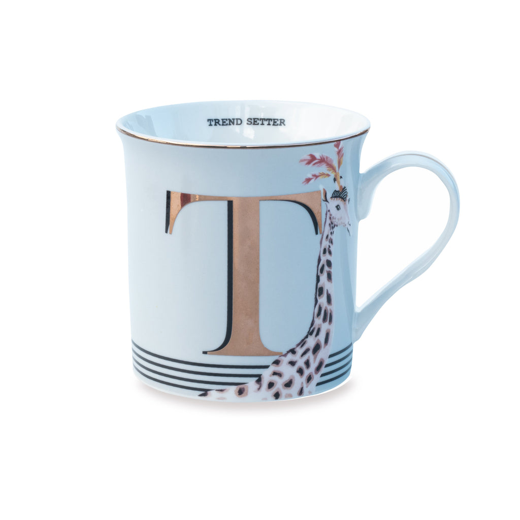 Gold Edition Alphabet Mug T| Alphabet Mugs | Yvonne Ellen Homeware